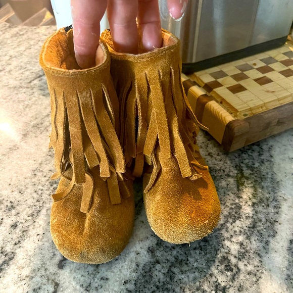 Monkey Feet | Shoes | Monkey Feet Fringe Boots | Poshmark